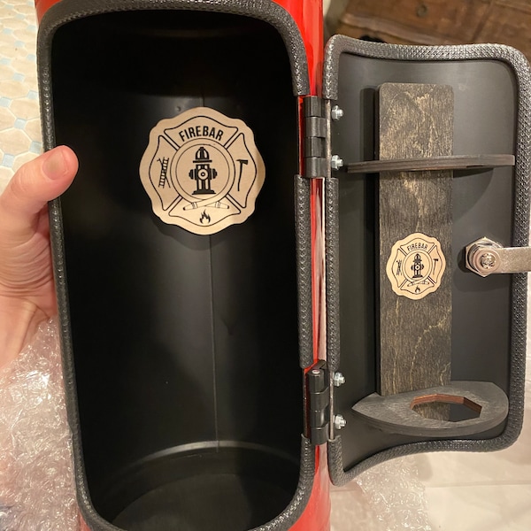 Fire Extinguisher Mini Bar: Personalized Firefighter Gift - Etsy