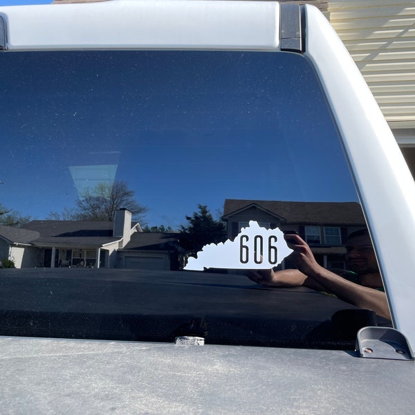 Kentucky State Decal / Area Code Decal / Louisville 502 / Ashland 606 ...