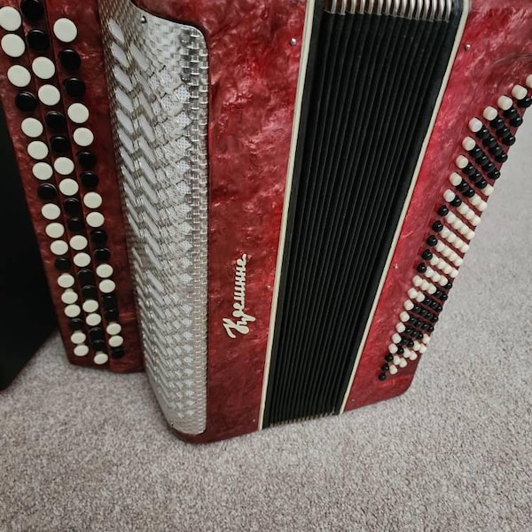Rare Firotti Elegance Piano Accordion, 120 Bass, 3 Voices, 5+2 Registers, Germany Accordion ...