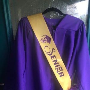 Volleyball SENIOR SASH Senior Sash Soccer Sash Color Guard | Etsy