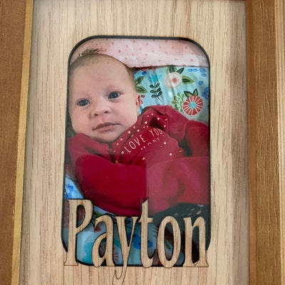 5x7 Name Frame Personalized Picture Frames 5x7 Mats Inserts Custom ...