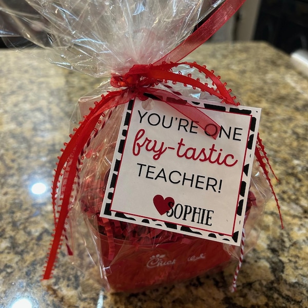 Fry-tastic Teacher Editable Appreciation Card – Instant Digital ...