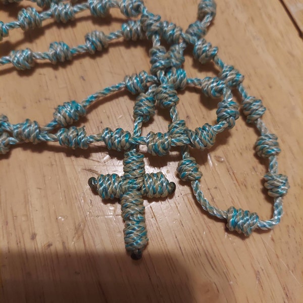 Handmade Twine Rosary, Knotted Rosary, Rope Rosary, Cord Rosary - Etsy