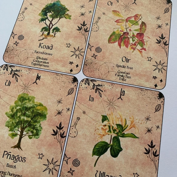 Create Your Own Tarot Deck With 78 Printable Blank Tarot Card Templates ...