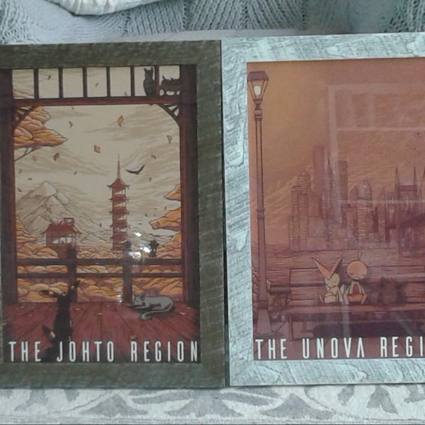 The Unova Region - Pokemon Anime Video Game Black and White Inspired ...