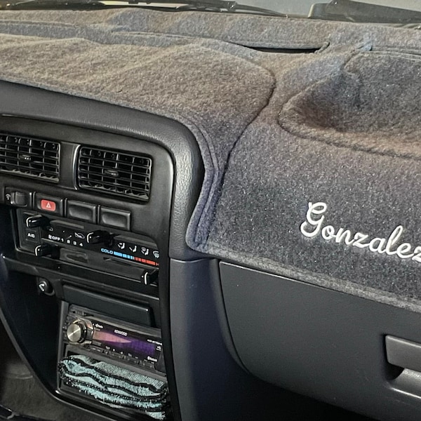 Dash Cover Embroidery Add-on for Custom Dashboard Cover Orders ...
