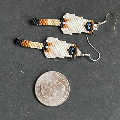 Peregrine Falcon Beaded Earring PATTERN 319 - Etsy
