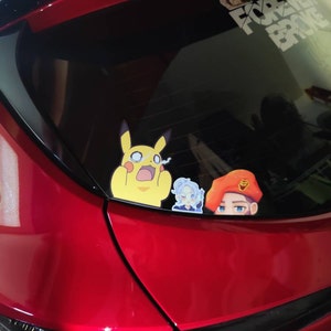 Pikachu Charizard Vinyl Sticker : - Etsy