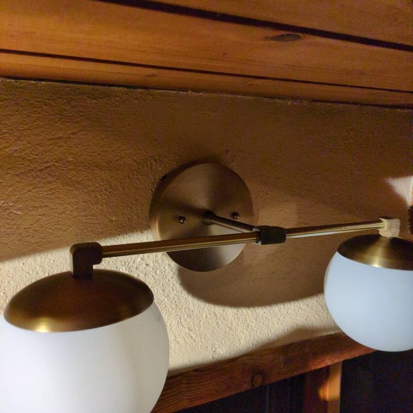 Art Deco Sconce - Art Deco Lighting - Brass Sconce - Steampunk Lighting ...