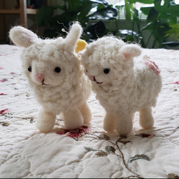 DIY Handmade Felt Wool Sheep Friends Japanese Kit Package - Etsy