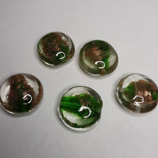 Large Sea Glass Shell Shaped Focal Beads 3pcs,sea Glass Scallop Shell ...