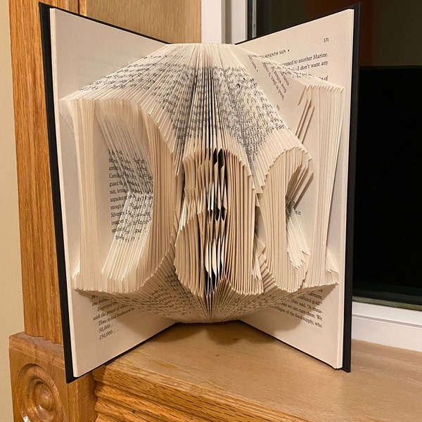 Book Folding Patterns: Capital Letters - Etsy