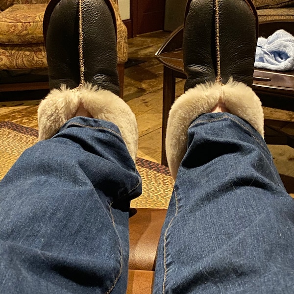 The Best Sheepskin Slippers in the Universe - Men's Sizing - Finest ...