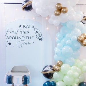 First Trip Around the Sun Birthday Wall Decal Birthday Decal for Party ...