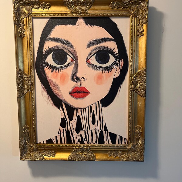 Nearsighted No.1 - Unique Canvas Art Print - Etsy