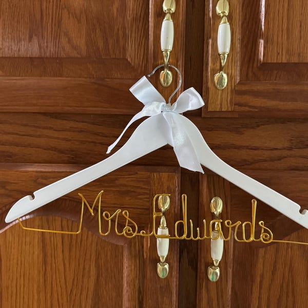 Bride Hangers With Customization - Wedding Dress Photography Prop ...