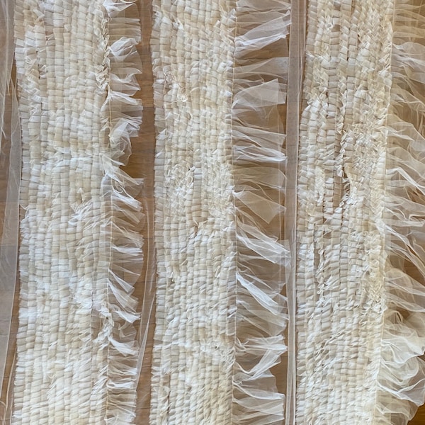 Dust Blue Tulle Ruffles Fabric for Cake Dress, Prom Dress - Etsy