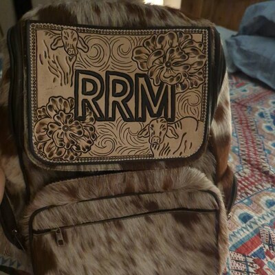 Custom Tooled Leather Rope Can - Etsy