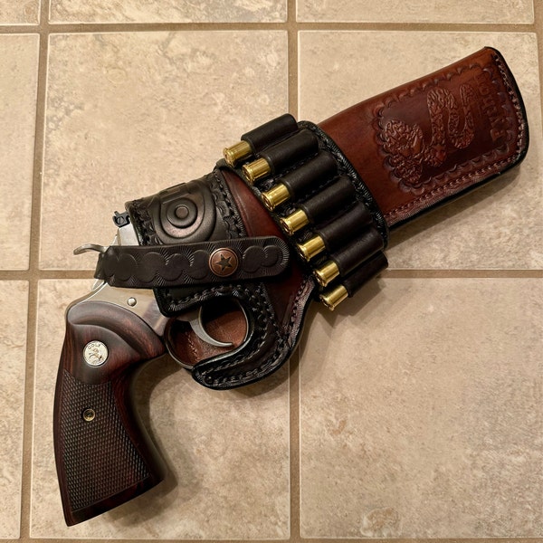 Cowboy Style Holster for Colt Python. Southern Charm Holsters Original ...
