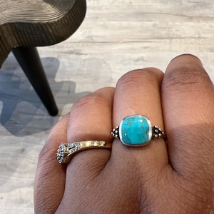 Sterling Silver Wavy Ring Dainty Wave 925 Rings for Women Funky Wave ...