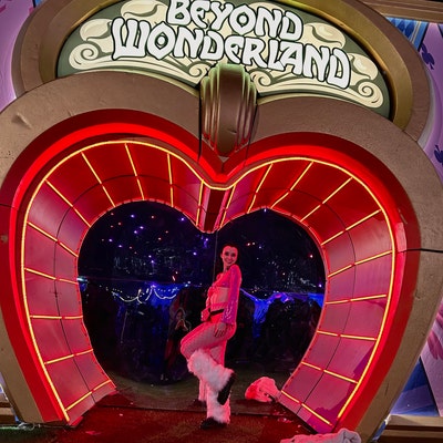 Icey Boo Bandeau Top and Skirt/ Holographic Festival Outfit/ Sparkly ...