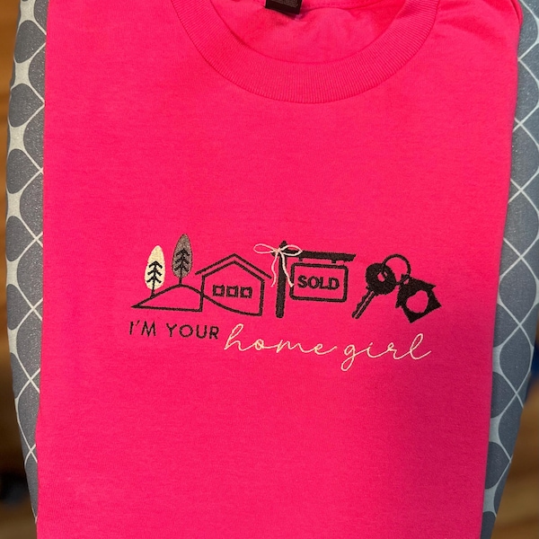 Real Estate Agent Embroidery Designs: Home Girl Real Estate Embroidery ...