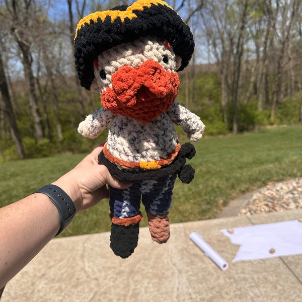 Pirate Mateys Amigurumi Pattern, Crochet Pirate Pattern Only - Etsy