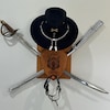 Personalized Display for Stetson. Cavalry Hat and Spurs Plaque. Cowboy ...