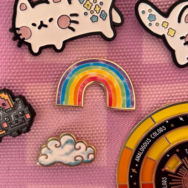 Deluxe MAGNETIC Locking Pin Back for Enamel Pins (rad Backs), Set of 2 ...