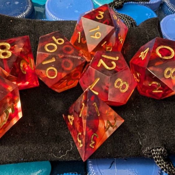 Crystal Caves Geode Dice Set - Etsy