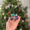 Toyota 4runner Red Carrying Christmas Tree Christmas Ornament Hot Wheel ...