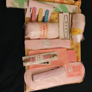 Sale 13 Items Starters Kimono Kitsuke Set Japanese Kimono Dressing ...