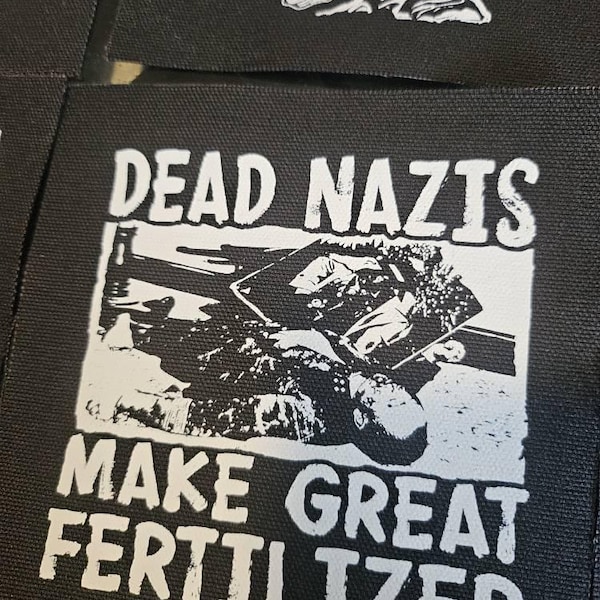 Punk Patch DIY Metal Crust Doom Canvas Sew-on Patch for Battle Vest Jacket Backpack Jeans PAT04 ...