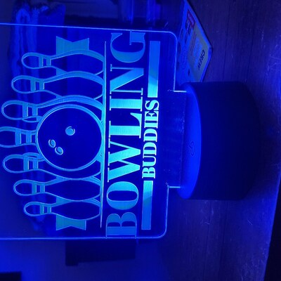 Led Centerpiece, Custom Led Light, Led Acrylic Sign, Night Light, Led ...