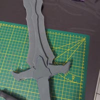 Arabian Knight's Scimitar || PDF Printable Pattern Cardboard Sword ...