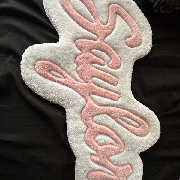 Customizable Premium Hand-tufted Rug Personalized Name & Design ...