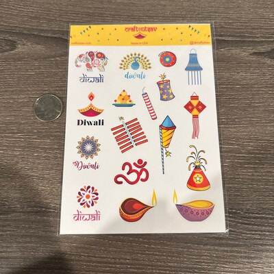 Hindu Gods, Goddesses and Symbols 13 Stickers on 1 Sticker Sheet - Etsy