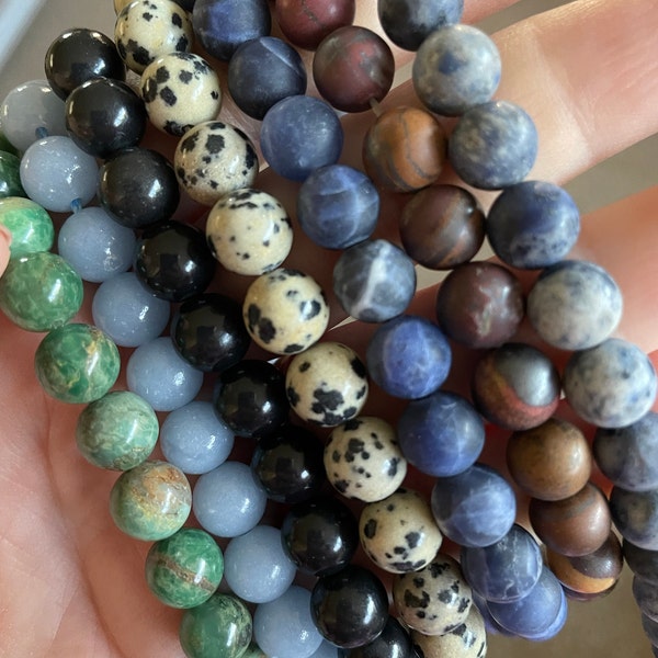 Dalmatian Jasper Beads Grade AAA Genuine Natural Gemstone Round Loose Beads 4MM 6MM 8MM 10MM ...