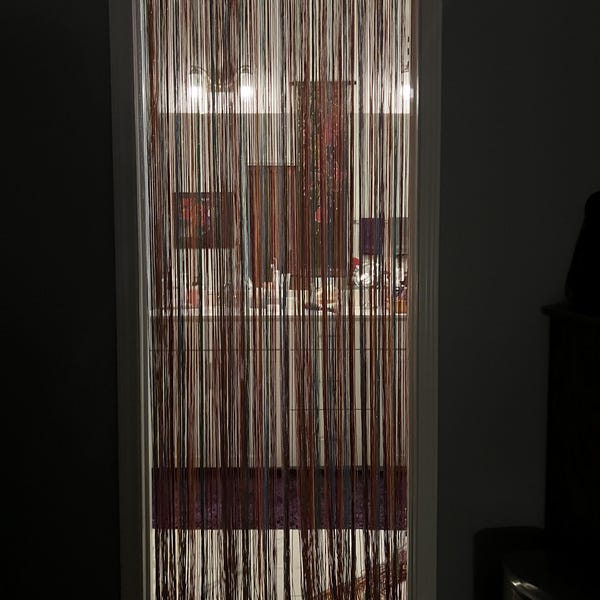 Thread Curtains. Curtain With Lurex 3mx2.8m. Door Curtain. Window ...