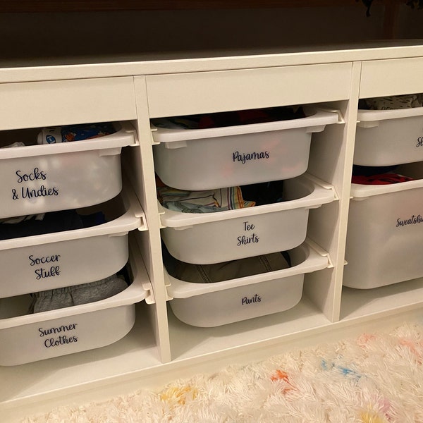 Custom Dresser Labels / Dresser Labels for Kids / Dresser Labels for ...