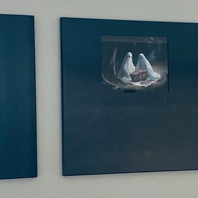 Set of 3 Nature Ghost Prints, Vintage Dark Academia Aesthetic Printable ...