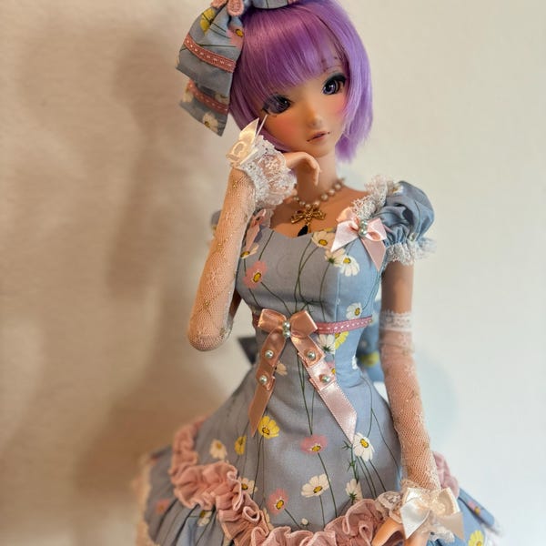 DD, Smartdoll, BJD Dress Set-european Classic Dress-cherry Blossom - Etsy