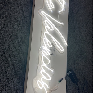 Neon Squiggle Light-wave Led Neon Sign, Neon Sign Bedroom,wall ...