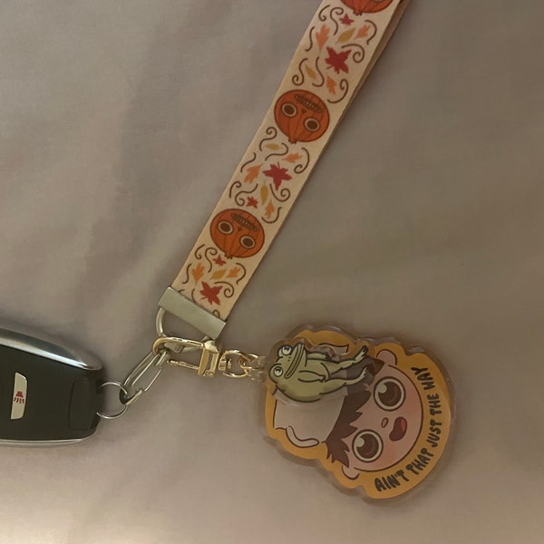 Over the Garden Wall Wristlet and Charm Keychain Set - Cute Greg OTGW ...