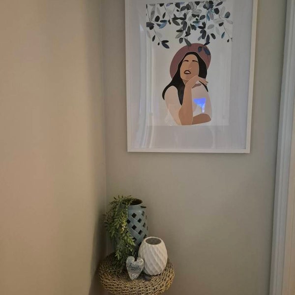 Abstract Print Set of 3, Green Printable Wall Art, Hallway Poster Set ...