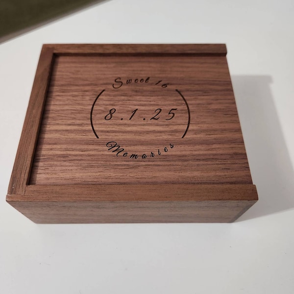 Instax Print Wood Box - Instax Mini Film Storage, Small Picture Photo ...