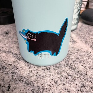 Danger Kitty Sticker / Cat Sticker / Vinyl Sticker / - Etsy