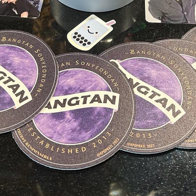 RM Nuts Lost Pro Rider Nametag Sticker Waterproof Clear Vinyl BTS ...