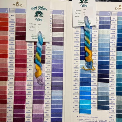 Rainbow Thread Drops Thread Holders, Parking Method, Floss Drops, Cross ...