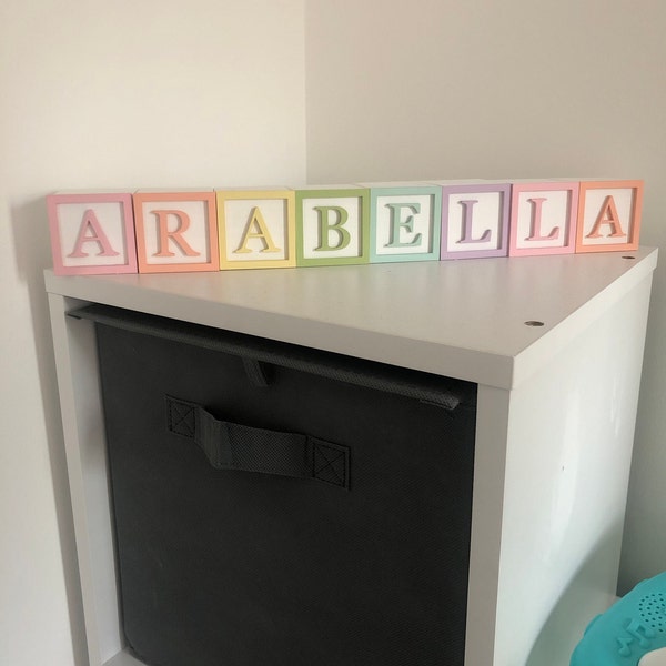 Name Blocks, Alphabet Blocks, Blocks, Letter Blocks, Personalised ...